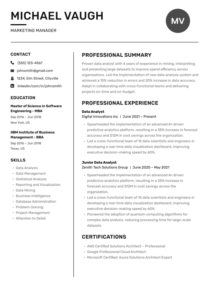 Resume Templates - 2xResume